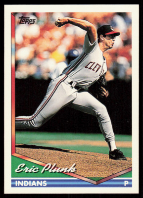 1994 Topps 577 Eric Plunk Cleveland Indians | eBay