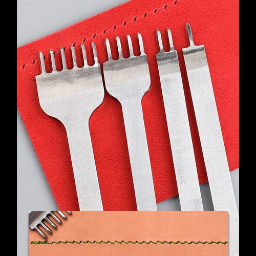 4MM Leather Craft Tools Hole Punches Stitching Punch Tool Set 1+2+4+6 ...