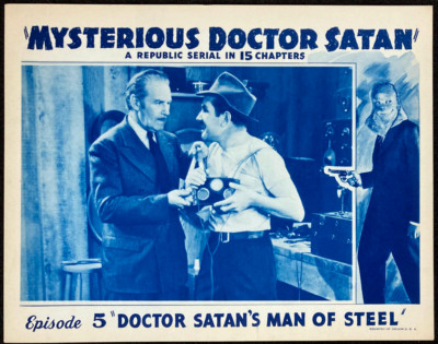 MYSTERIOUS DOCTOR SATAN Original Movie Lobby Card Poster Sci-Fi Serial ...