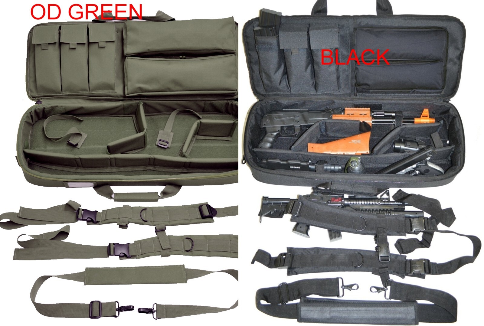 Modulated Concealed Gun Case with backpack and YKK zipper, Closed cell ...