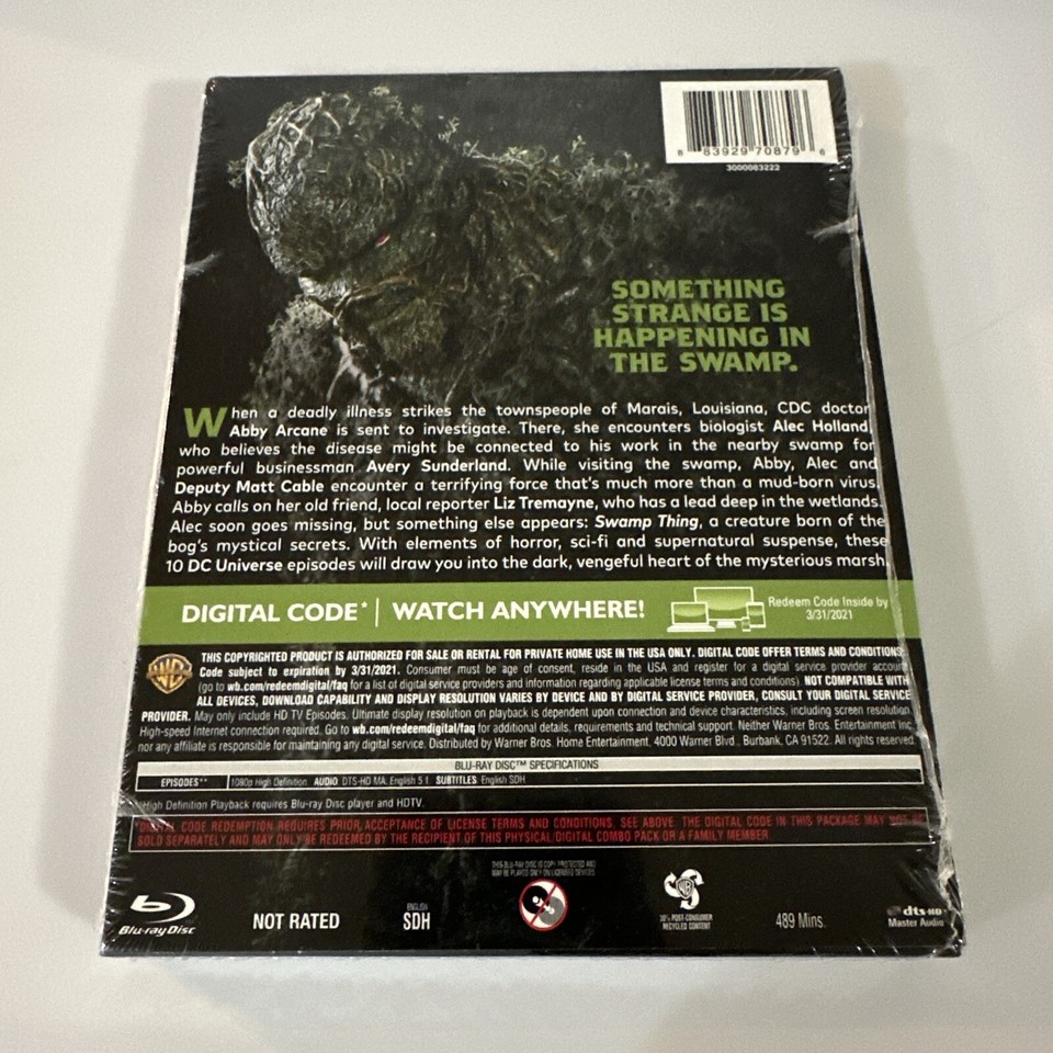 Swamp Thing: the Complete Series (Blu-ray, 2019) 883929708796 | eBay