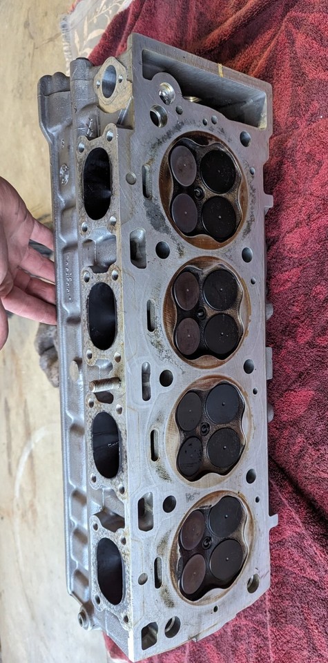 1990 C4 Corvette Ported LT5 ZR-1 Cylinder Head Pair | 10106178 10106179 ...