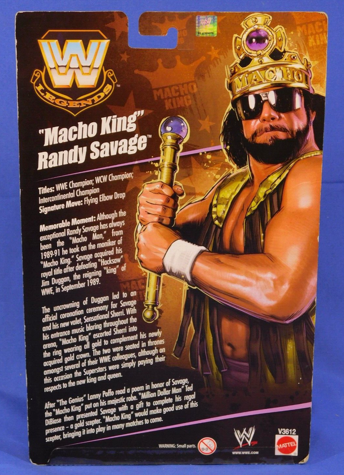 WWE ELITE MACHO KING RANDY SAVAGE RINGSIDE EXCLUSIVE FIGURE 2011 MATTEL | eBay