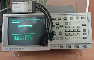 HP 8175A DIGITAL SIGNAL GENERATOR COMPLETO DI: HP 15462A TTL/CMOS POD ...