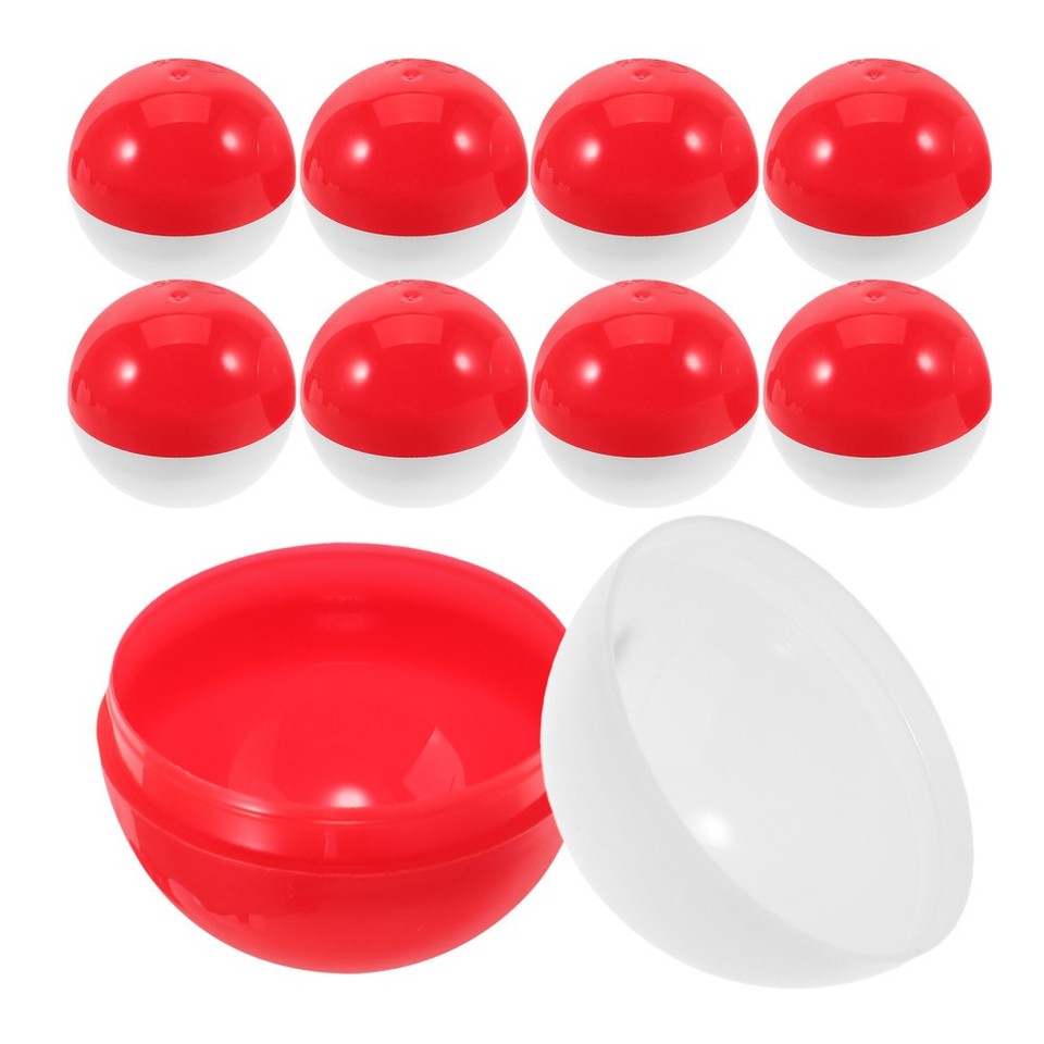 50pcs Refillable Plastic Capsules Decorative Twisting Balls Empty ...
