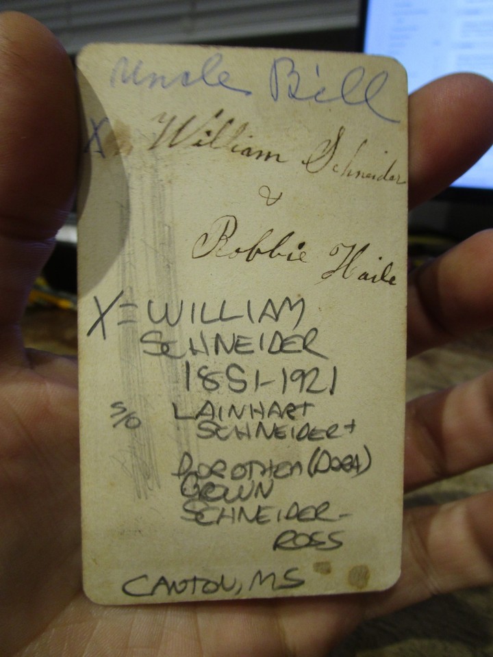 J26 Old CDV Cabinet Picture Photo CANTON MISSISSIPPI Named ID'd ...