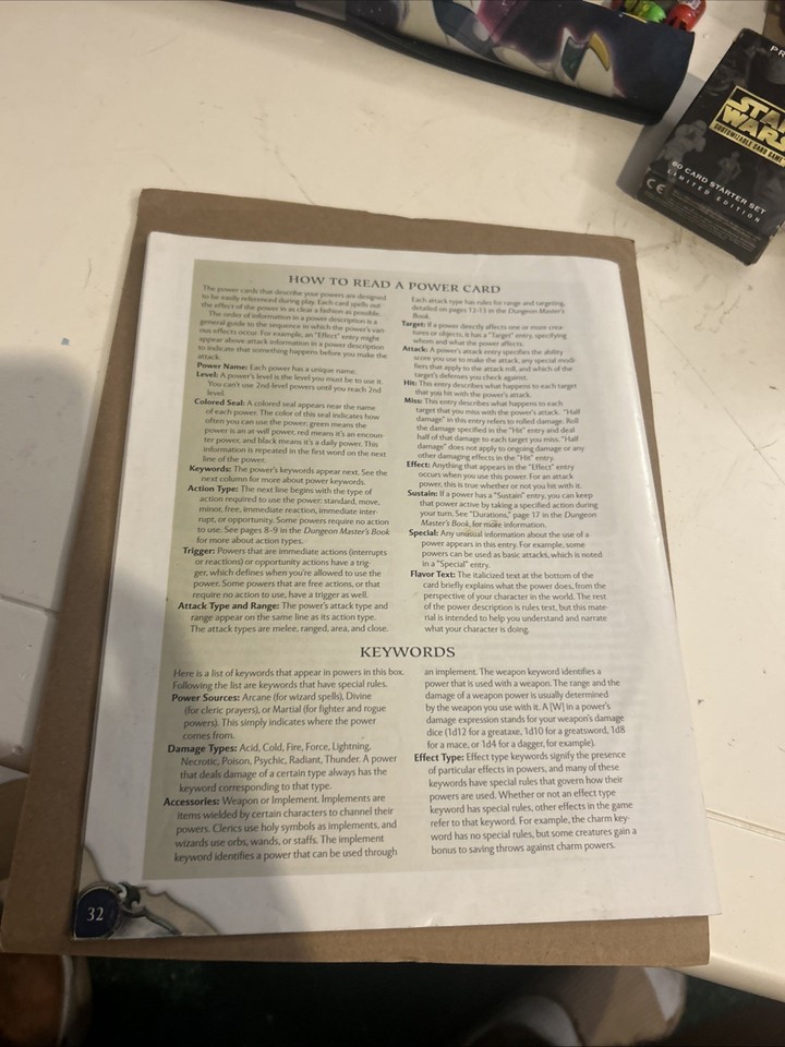 WOTC D&D 4e Dungeons & Dragons - Fantasy Roleplaying Game Starter Set ...