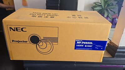 Sharp NEC NP-P547UL 5400-Lumen WUXGA Projector w/ Built-in 20W speaker ...