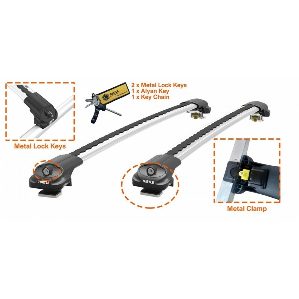 Roof Rack Cross Bars Cross Silver 2 Pcs. for Bmw X5 (E53) 2000-2006 | eBay