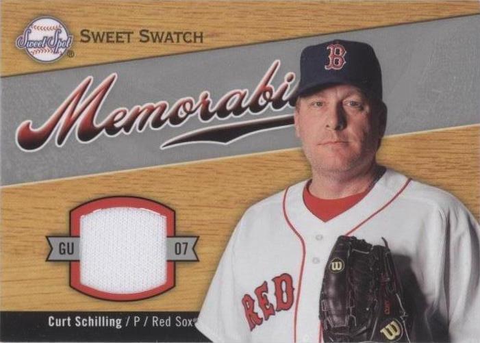2007 Sweet Spot - Sweet Swatch Memorabilia Curt Schilling #SW-CS (MEM ...