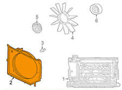 NEW BMW 3 E46 ENGINE COOLING FAN SHROUD 17111436259 2.2 PETROL ORIGINAL ...