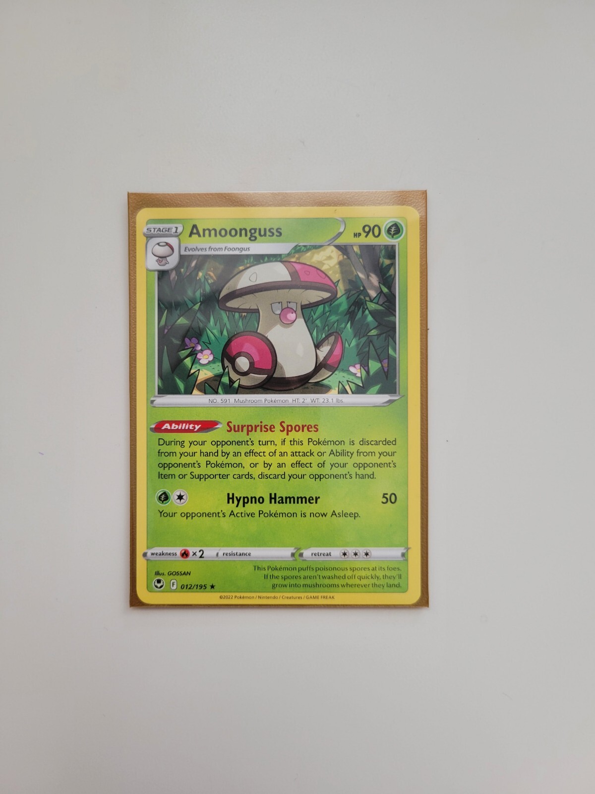 Pokémon TCG Amoonguss 012/195 Regular Rare Silver Tempest Near Mint | eBay