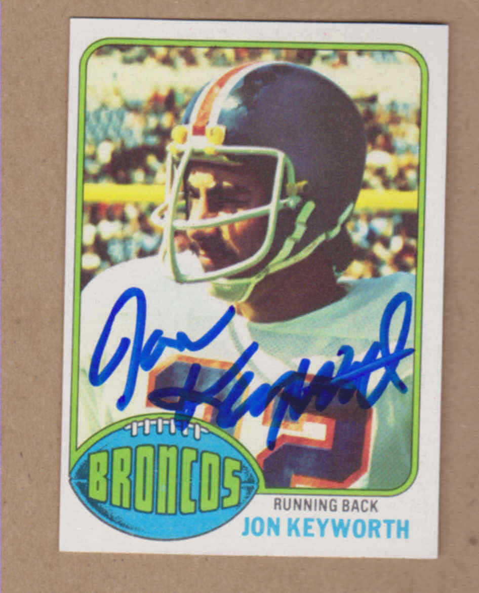 Jon Keyworth signed 1976 Topps Rookie card # 366-Denver Broncos | eBay