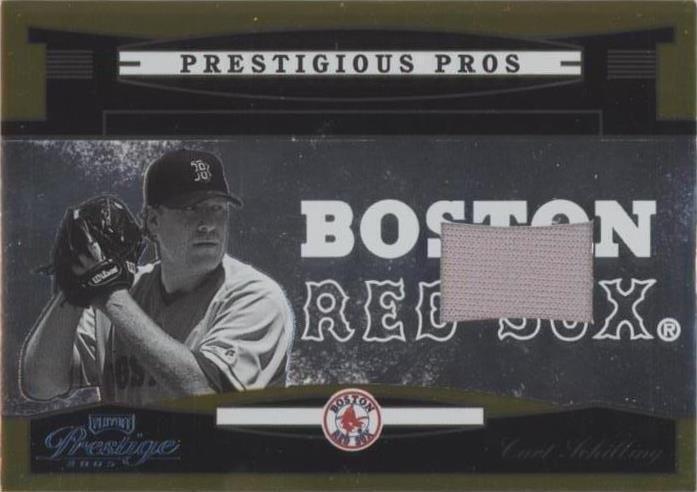 2005 Playoff Prestige - Prestigious Pros Curt Schilling #PP-38 Silver ...