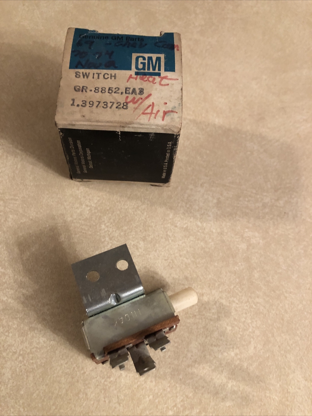 NOS+1969-74+CHEVROLET+NOVA+AIR+CONDITIONING+COMPRESSOR+SWITCH... for ...