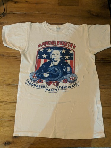 1972 vtg ARCHIE BUNKER Beer Party Candidate ALL IN TH… - Gem
