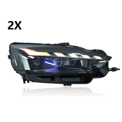 For Audi A5 RS5 2017-2021 LED Front DRL Headlight Sequential Turn ...