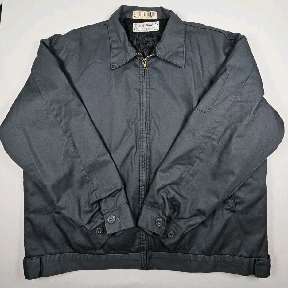 Aramark Detroit Mechanics Jacket Quilted Lined Work C… - Gem