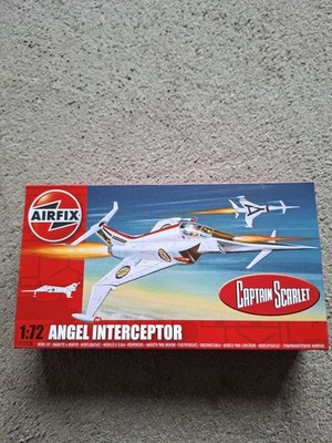 ANGEL INTERCEPTOR 1:72 Scale Model Kit AIRFIX Captain Scarlet MiB 2011 ...