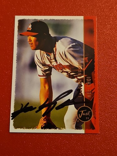 ⚾️ Hee Seop Choi Auto Signed 1999 Just Card Daytona Cubs Autograph AU ...