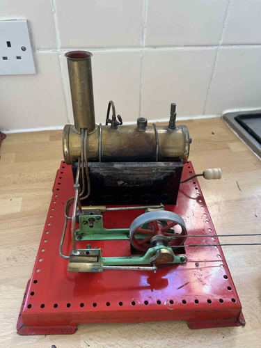 Mamod SE3 Twin Cylinder Steam Engine – Vintage Static Model with Burner ...