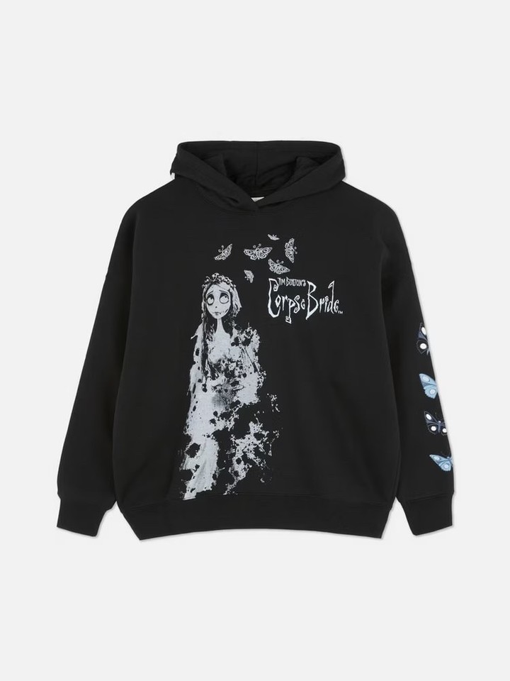 Black Halloween new winter Tim Burton’s The Corpse Bride Graphic Hoodie ...