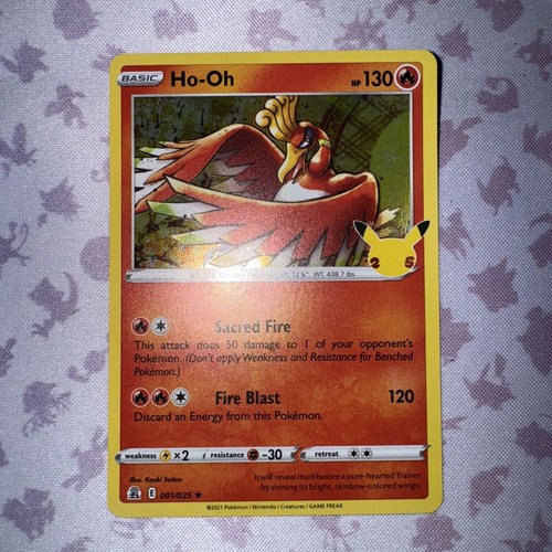 HOLO Ho-Oh 001/025 NM - Pokemon 25th Celebrations | eBay