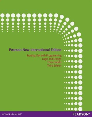 Starting Out with Programming Logic and Design: Pearson New International Editio | eBay