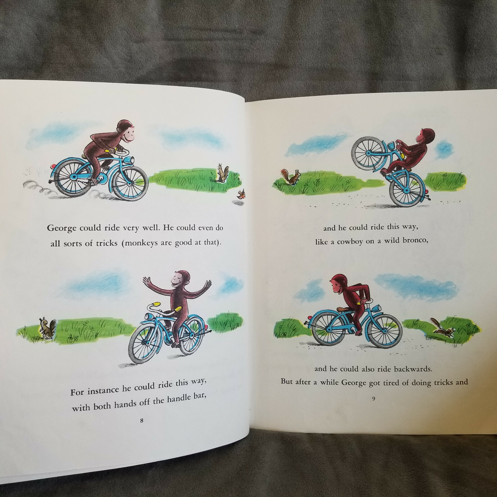 Curious George Rides a Bike by H. A. Rey, Softcover, 1952 | eBay