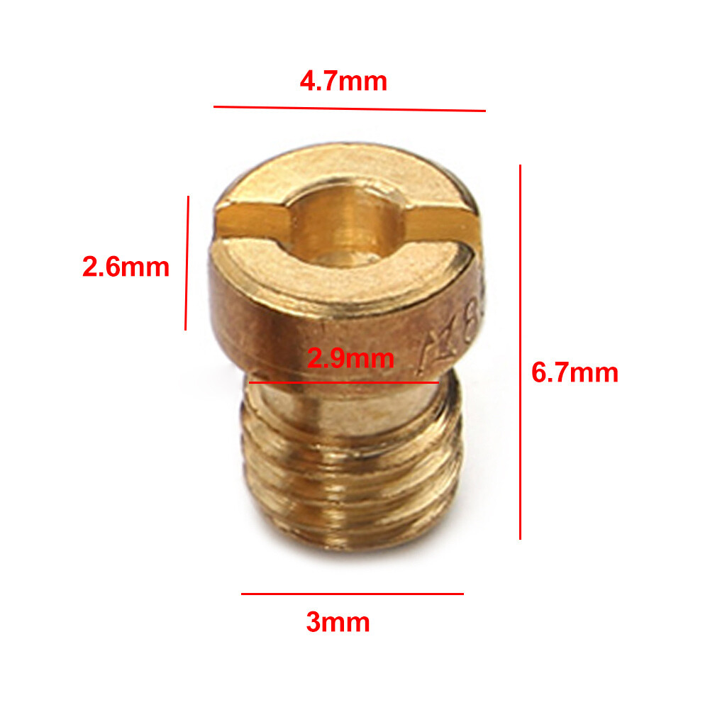 Carburetor Main Jets Set Fit GY6 50cc 139QMB 4-Stroke Scooter Carb PZ19 ...