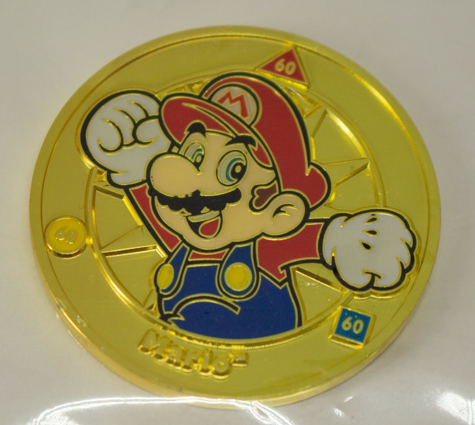 Super Mario Challenge Coin [GOLD MARIO] Enterplay 2016 RARE Collectible ...