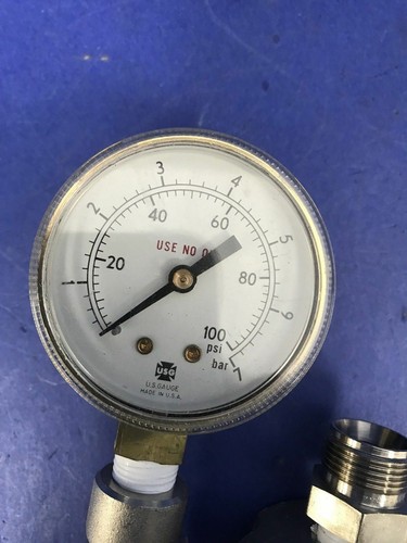 GO Inc. PR1-1L11A5G111 Regulator Assembly, 4 Ports, 0-100 psi Gauge ...