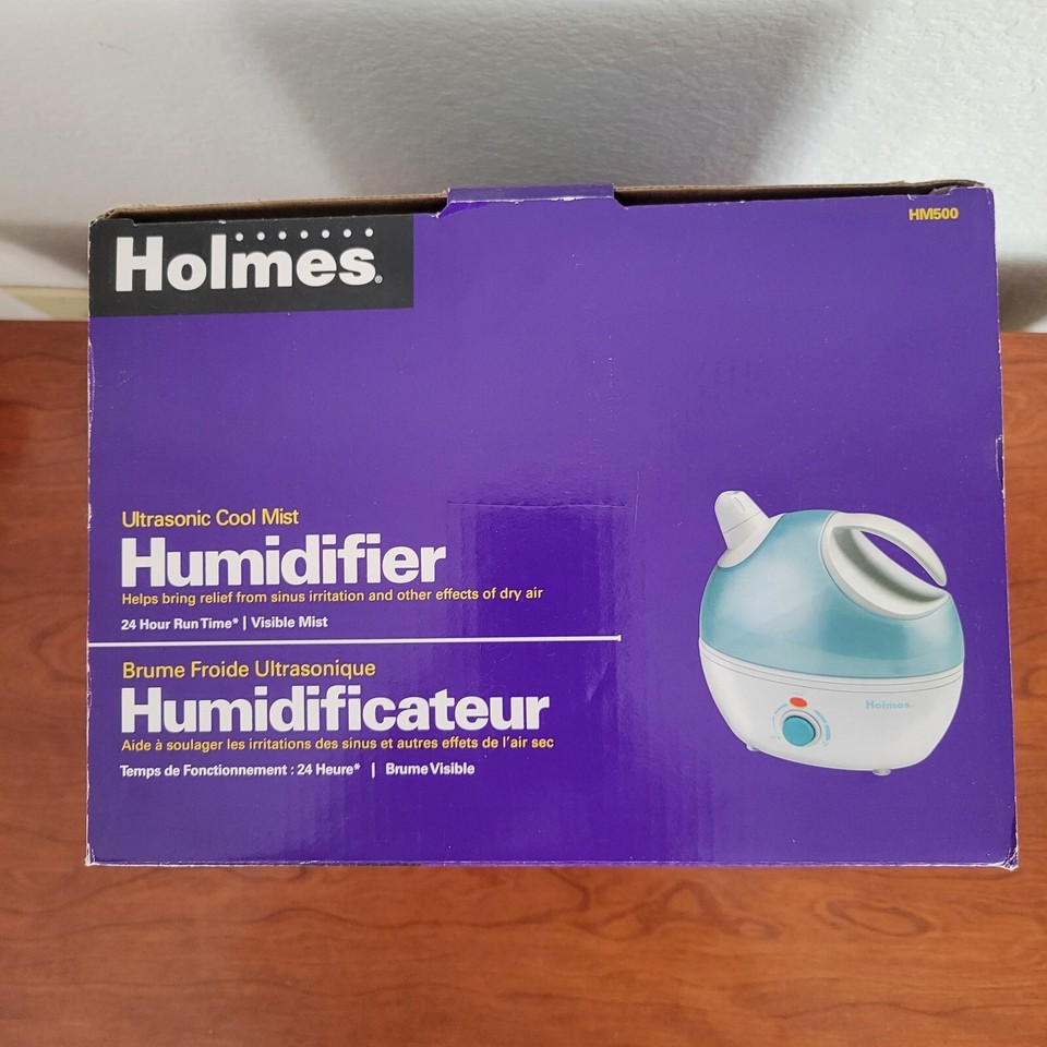 Humidifier Holmes Ultrasonic Cool Mist Runs Up To 24 Hour Variable Mist ...