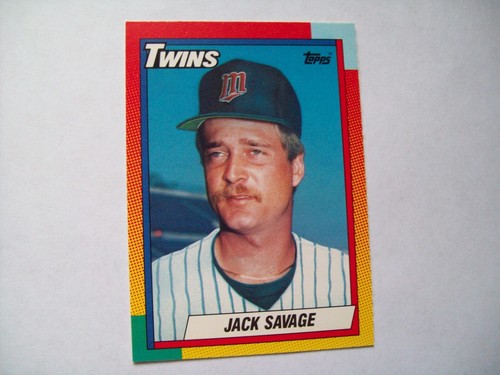 Jack Savage Minnesota Twins 1990 Topps Traded & Rookies 111T MLB ...
