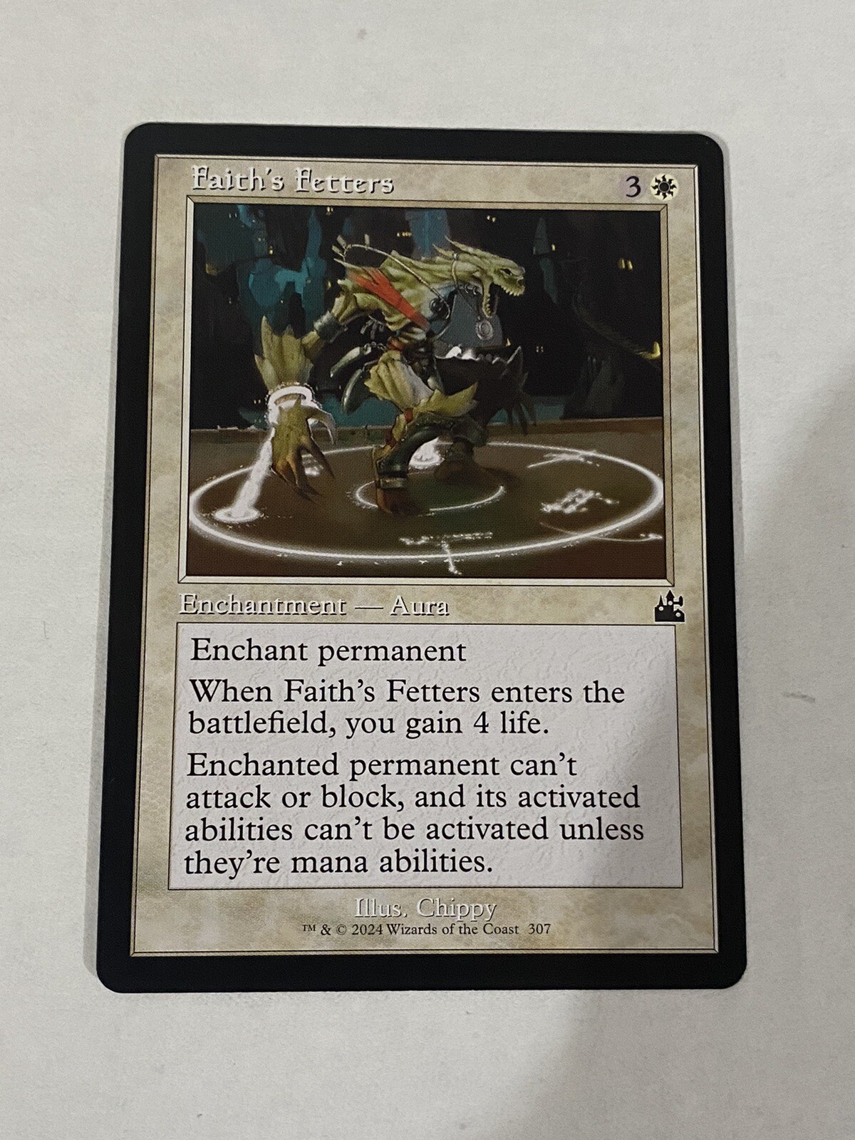Faith’s Fetters Retro Frame 307 Ravnica Remastered NM Magic The ...