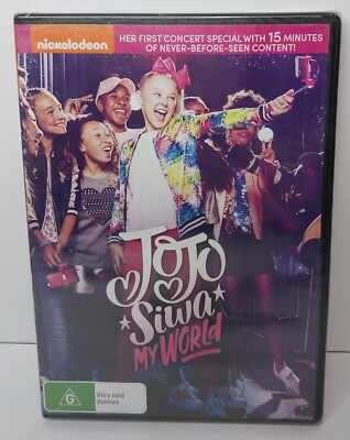 Jojo Siwa - My World (DVD, 2017) New & Sealed Free and Fast Postage 🍿📽 ...