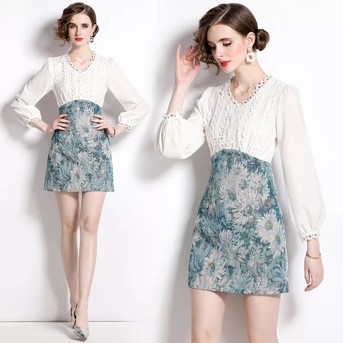 Robe Femme Courte Ceinture Rose Satin Blanc Vert Doux GIPSY 61522 | eBay