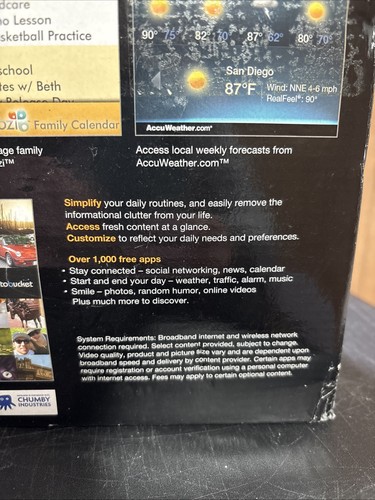 Sony Dash Personal Internet Viewer HID -C10 (New Opened Box) WiFi ...