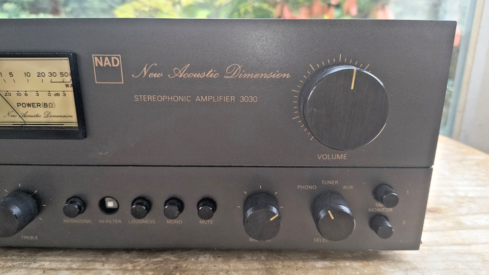 NAD 3030 VINTAGE STEREO INTEGRATED AMPLIFIER BLACK TAIWAN WORKING ORDER ...