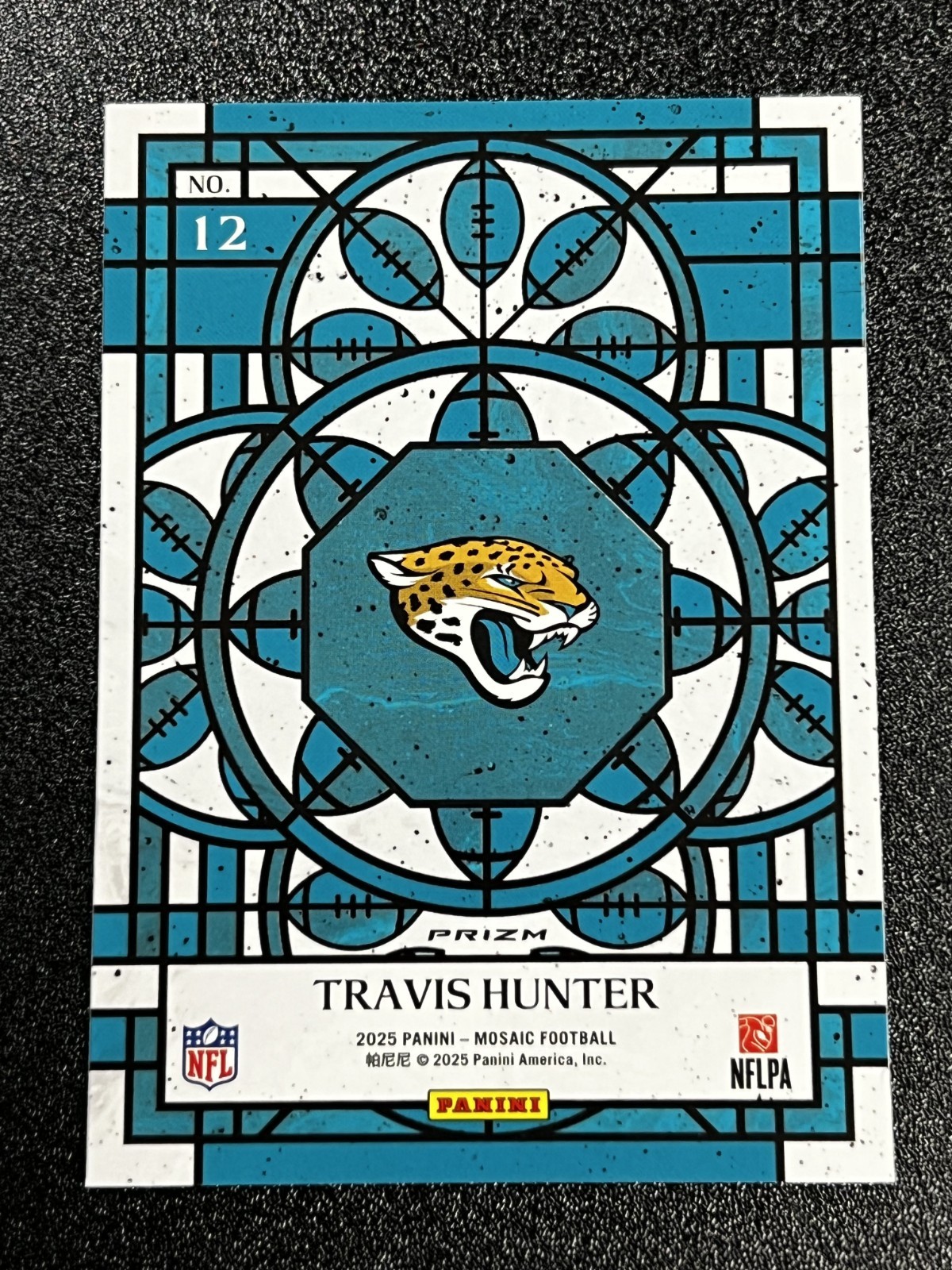 Travis Hunter 2025 Mosaic Rookie Stained Glass Case Hit SSP REGULAR ...