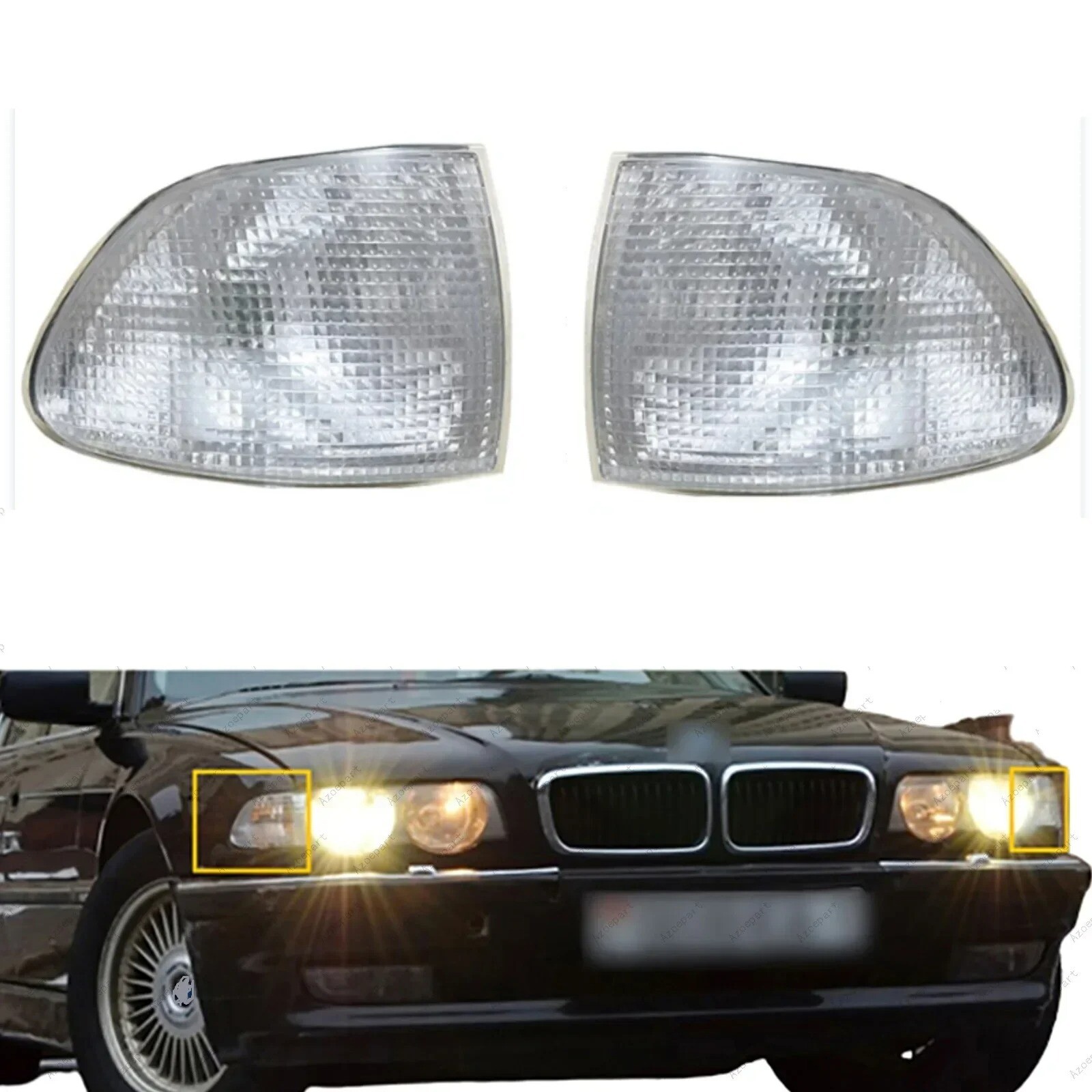 Turn Signal Corner Light Fit for BMW 7 Series E38 725i 730i 735i 740i ...
