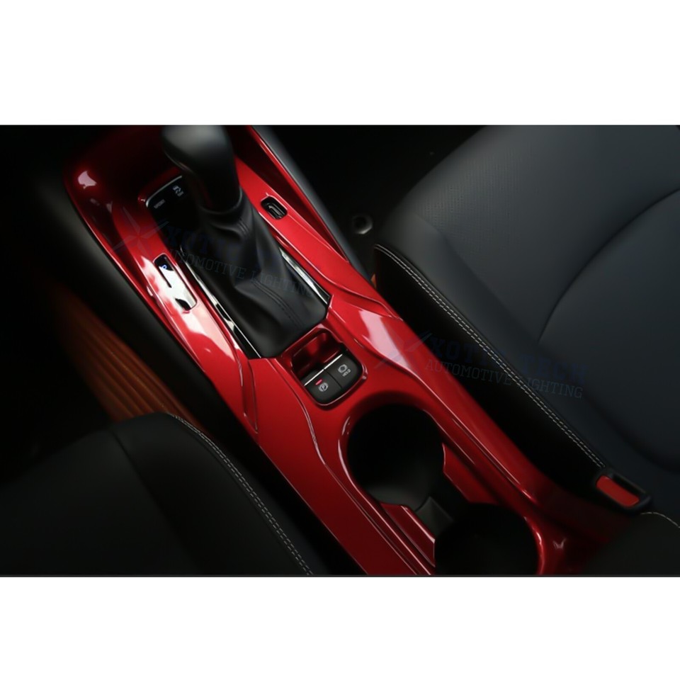 Racing Style Red Center Console Gear Shift Panel Trim For Toyota ...