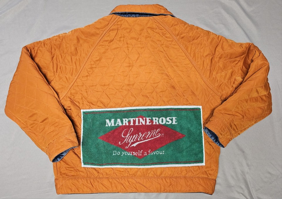 SUPREME MARTINE ROSE REVERSIBLE TRUCKER JACKET BLUE | eBay
