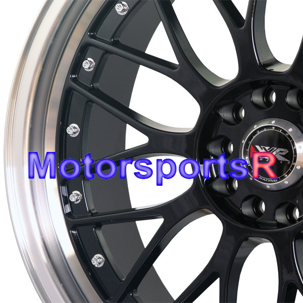 Xxr 521 17 X 7 Flat Black Lip Mesh Rims Wheels 4x100 96 98