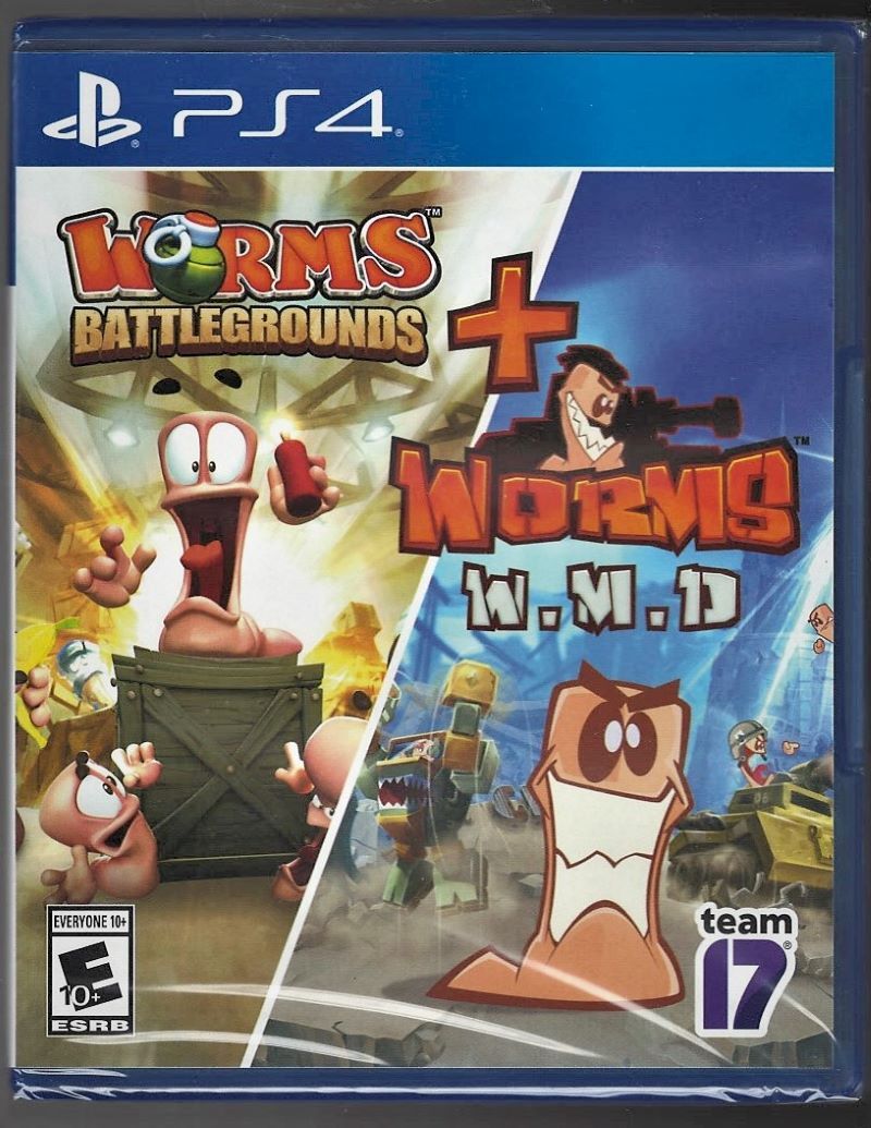 Worms Battleground & Worms WMD PS4 (Brand New Factory Sealed US Version ...