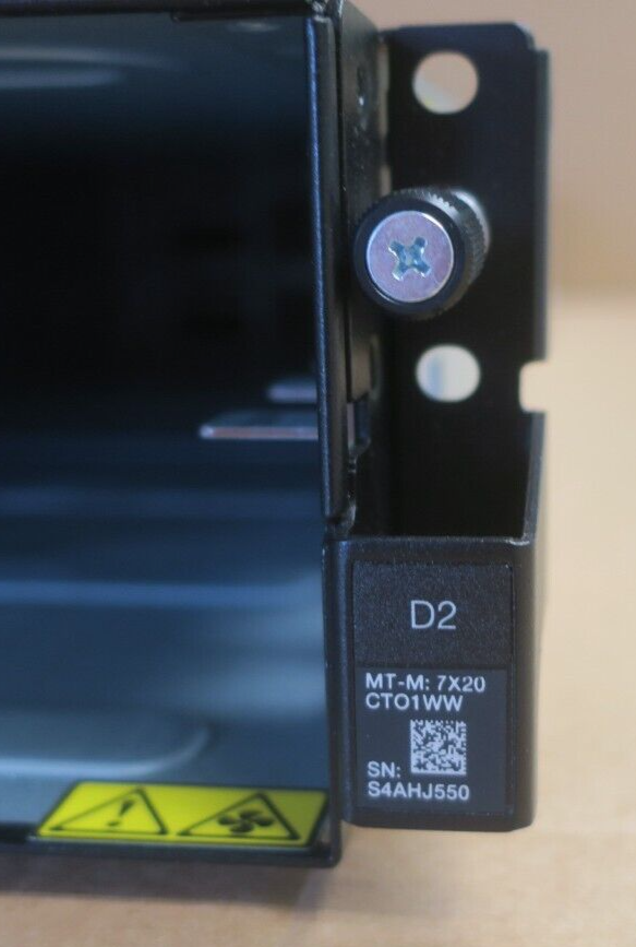 Lenovo ThinkSystem D2 4-Node Server Chassis + 1x SMM 4x 1-Port 100Gb ...