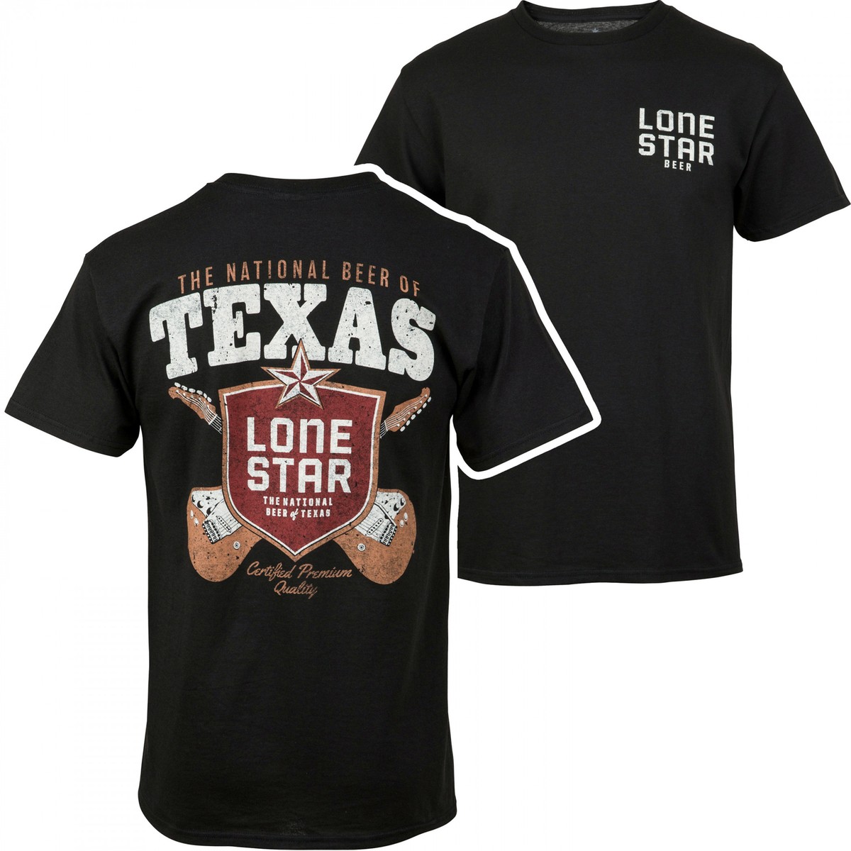 Lone Star Beer Merchandise Beige Lone Star Beer Baseball Jersey | Lone