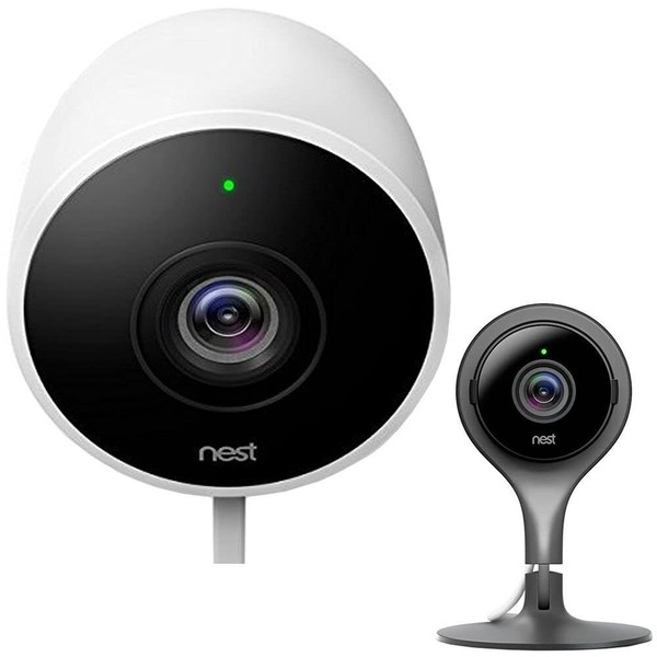 Google Nest E1NESCAMOUTDOOR-CR Wi-Fi Indoor/Outdoor Security Camera NC1102ES-MS for sale online ...