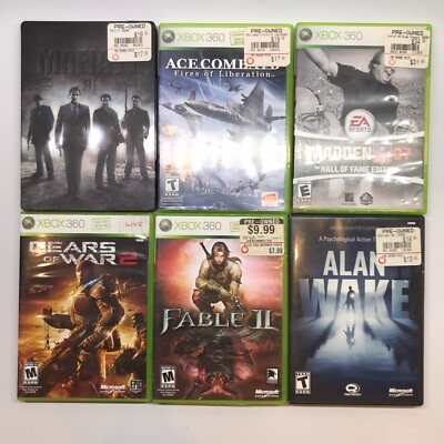 lot of 6 games Xbox 360 Games complete with manuals | eBay