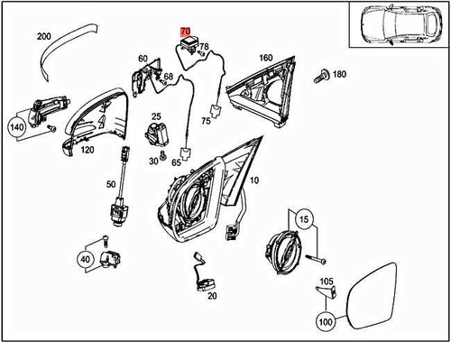 Genuine MERCEDES Glc C253 Gps global positioning system Antenna ...
